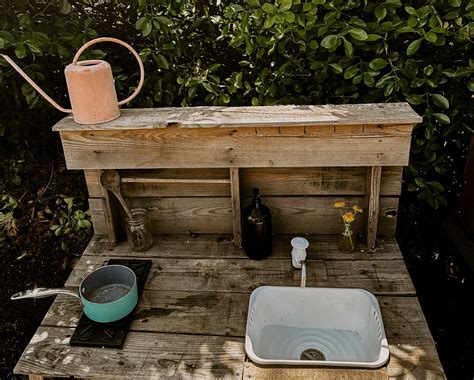 How To Add A Water Pump To A Mud Kitchen — Married And A House A