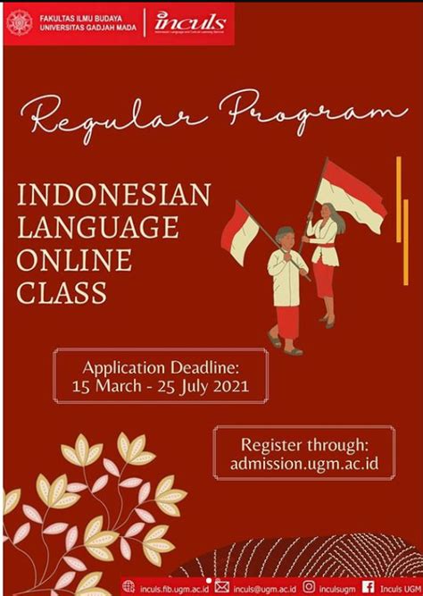 Regular Program Indonesian Language Online Classes Inculsfibugmacid