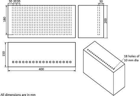 Brick Model Used For The Analysis Download Scientific Diagram