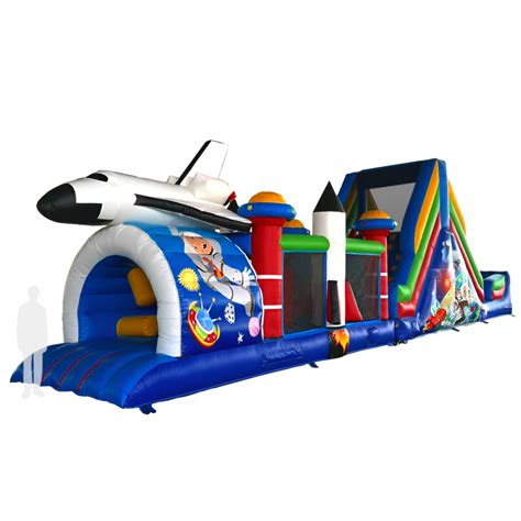 Inflatable Space Obstacle Course Sgs Largest Inflatable Obstacle