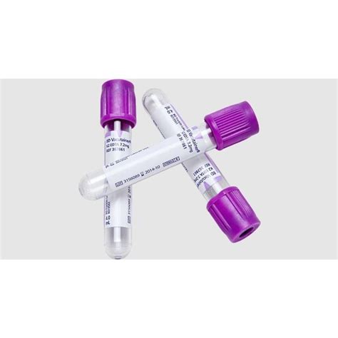 Bd Vacutainer K2edta Tube With Vs367525 Vacutainer Sls