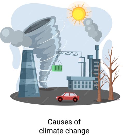 Premium Vector Global Environmental Problems Land Degradation Natural