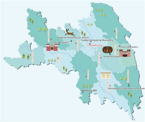 Tibet Maps Tourist Map Of Tibet Silk Road Travel