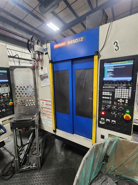 Brother Speedio R450x2 Cnc Vmc 2020 16k Spindle Chip Conveyor