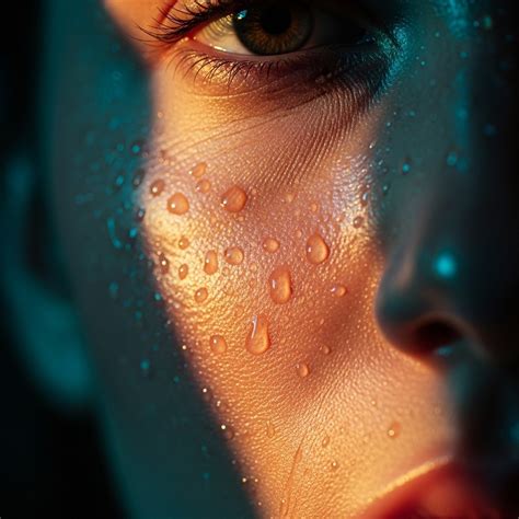 Free Dewy Golden Glow Image Dewy Skin Droplets Download At Stockcake