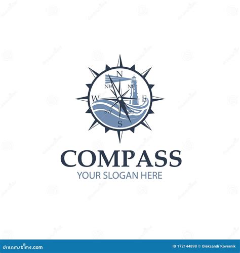 Lighthouse Compass Logo Stock Illustrations 2108 Lighthouse Compass Logo Stock Illustrations