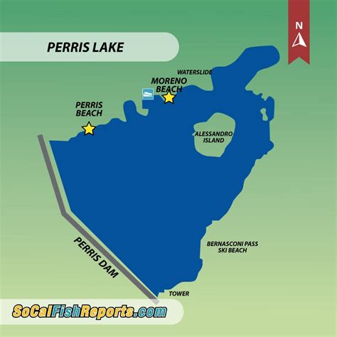 Lake Perris Fish Reports And Map