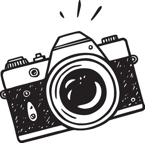 Camera Clipart Black And White