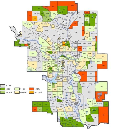 Calgary Postal Zip Code Map