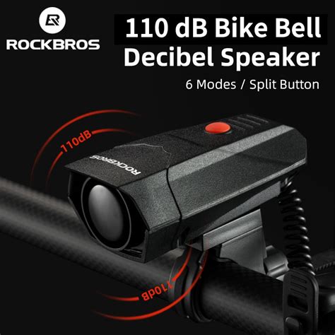 Rockbros Fietsbel 120 Db Elektrische Claxon 6 Modi Grandado