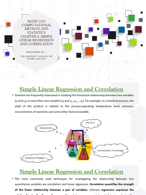 Chapter 6 Simple Linear Regression And Correlation Pdf Linear
