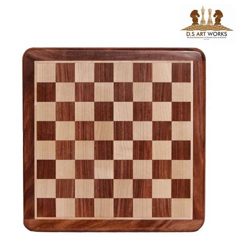 Brown 21 Inches Sheesham Wood Flat Chess Board Set Box At Rs 1500set