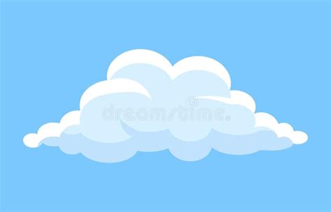 Cute Cloud Icon Stock Vector Illustration Of Nature 266627649