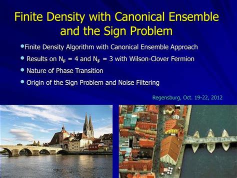 Ppt Finite Density With Canonical Ensemble And The Sign Problem Powerpoint Presentation Id