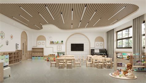 现代幼儿园教室3d模型下载【id1127653571】知末3d模型网