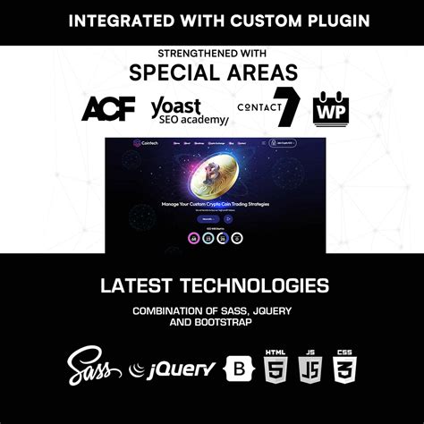 Cointech ICO Crypto WordPress Theme TemplateMonster