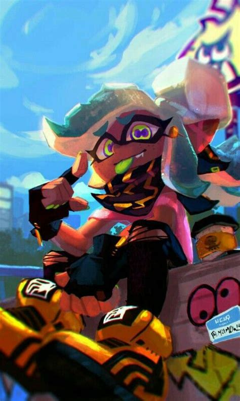 Pin By Sylver On Splatoon Splatoon Splatoon Comics Action Poses Drawing
