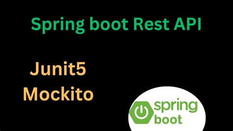 Spring Boot Rest Api Project How To Write Junit5 Test Cases Easy