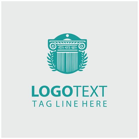 Premium Vector Classical Column Logo Illustrations