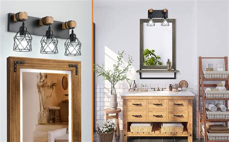 Farmhouse Vanity Light Fixture2 Light Bathroom Lightingblack