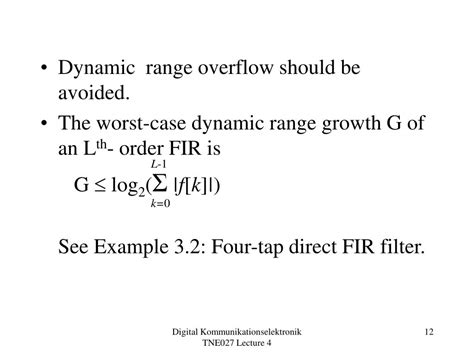 Ppt Finite Impulse Response Fir Digital Filters Powerpoint