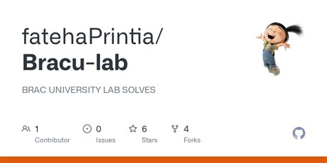 Github Fatehaprintiabracu Lab Brac University Lab Solves