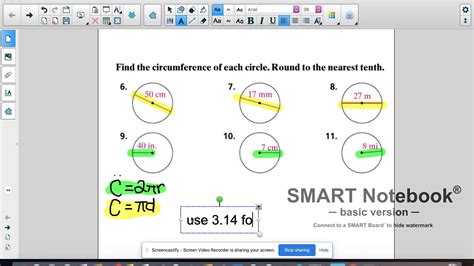 Circumference Practice And Check Youtube
