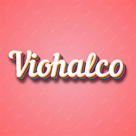 Premium Photo Viohalco Text Effect Photo Image Cool