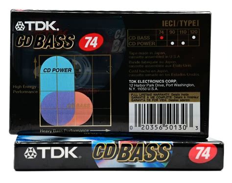 Tapestore Аудіокасета Tdk Cd Bass 74 2001