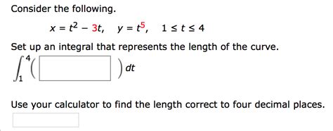 solved consider the following set up an integral that