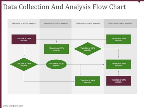 Data Collection And Analysis Flow Chart Template 1 Ppt Powerpoint