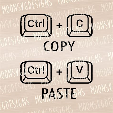 Copy Paste SVG Iron On Svg Cut File For Personal And Commercial Use Etsy