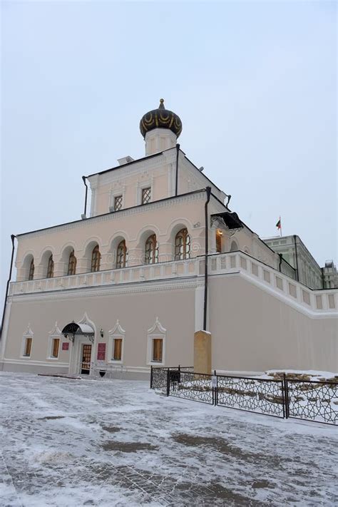 Kazan Winter Landscape Af The Kazan Kremlin Editorial Photo Image Of