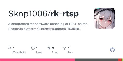 GitHub Sknp Rk Rtsp A Component For Hardware Decoding Of RTSP On The Rockchip Platform