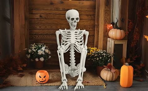 2pack Skeletons 54ft Halloween Life Size Skeleton