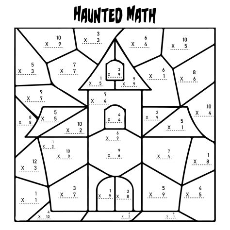 Halloween Math Worksheets Grade 4