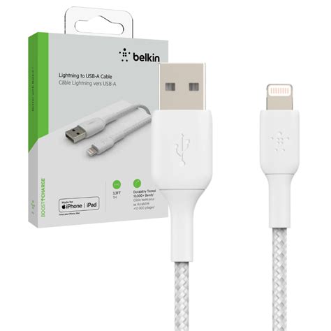 Cable Apple Belkin Lightning 1m Para Iphone Ipad White Nanotech