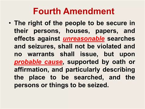 Ll May 2022 4th Amendment Pptx