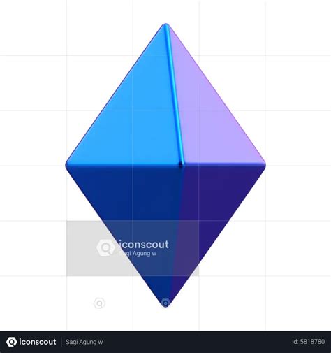 Diamond Shape 3d Icon Free Download Art And Abstract 3d Icons Iconscout