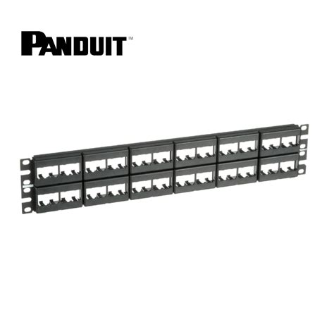 Panel Modular Panduit 12 Puertos Con Base Integrada Luguer