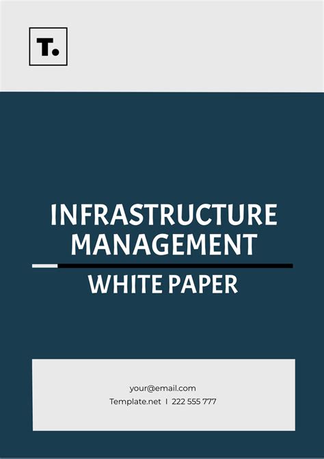 Free Infrastructure Management White Paper Template To Edit Online