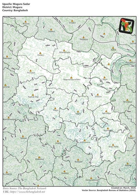 Mouza And Land Use Maps Of Magura Sadar Upazila Magura Bangladesh