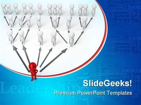 Leader Leadership Powerpoint Templates And Powerpoint Backgrounds 0611
