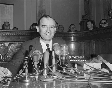 Senator Joseph R Mccarthy Chairman Of The Senate Investigations News Photo Getty Images