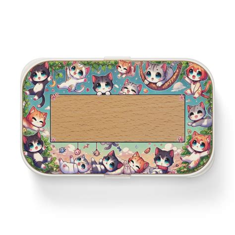 Anime Chibi Cat Bento Lunch Box Etsy
