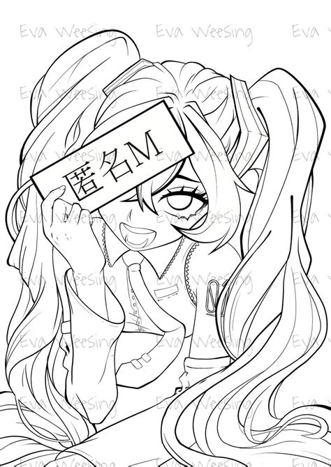 Hatsune Miku Coloring Page Printable Free [2025]