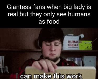 Giantess Fans When Big Lady Is Real But They Only See Humans As Food
