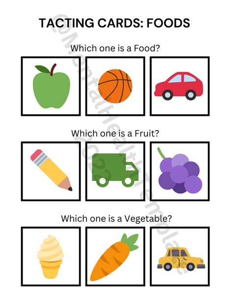 Aba Tacting Cards 66 Flashcards For Aba Therapy Sessions Behavior