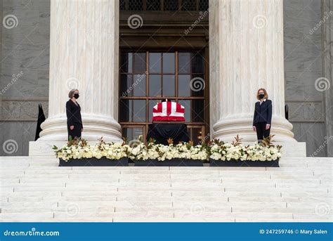Justice Ginsburg S Casket On The Steps Of The Supreme Court Editorial