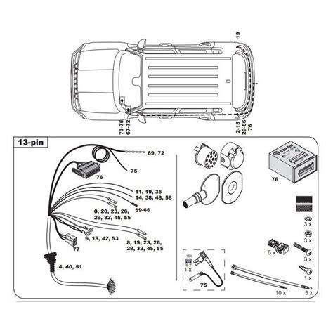 Cablaggio Originale 13 Poli Compass 0717 Trail Tec Wyr110813r T
